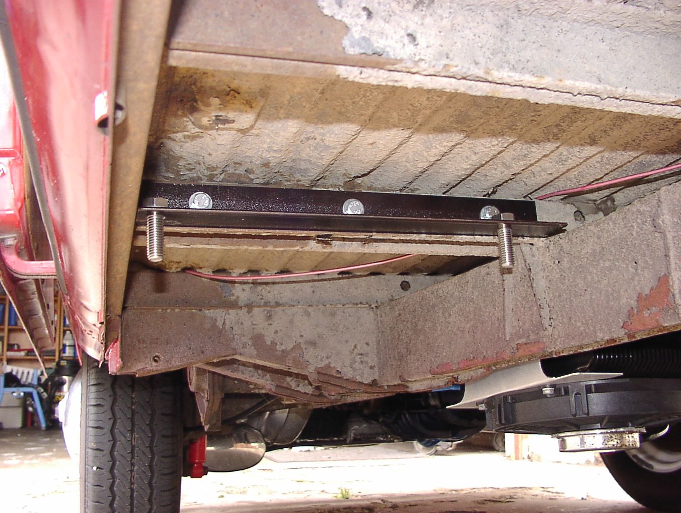 TheSamba.com :: Bay Window Bus - View topic - Propane Tank Install w ...